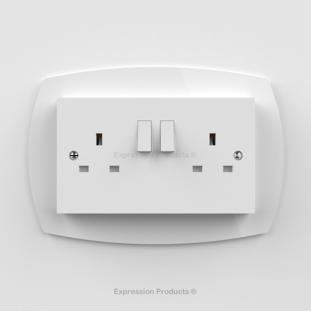 UK Socket Surround Plates - Decorative Double & Single Surround Plates ...