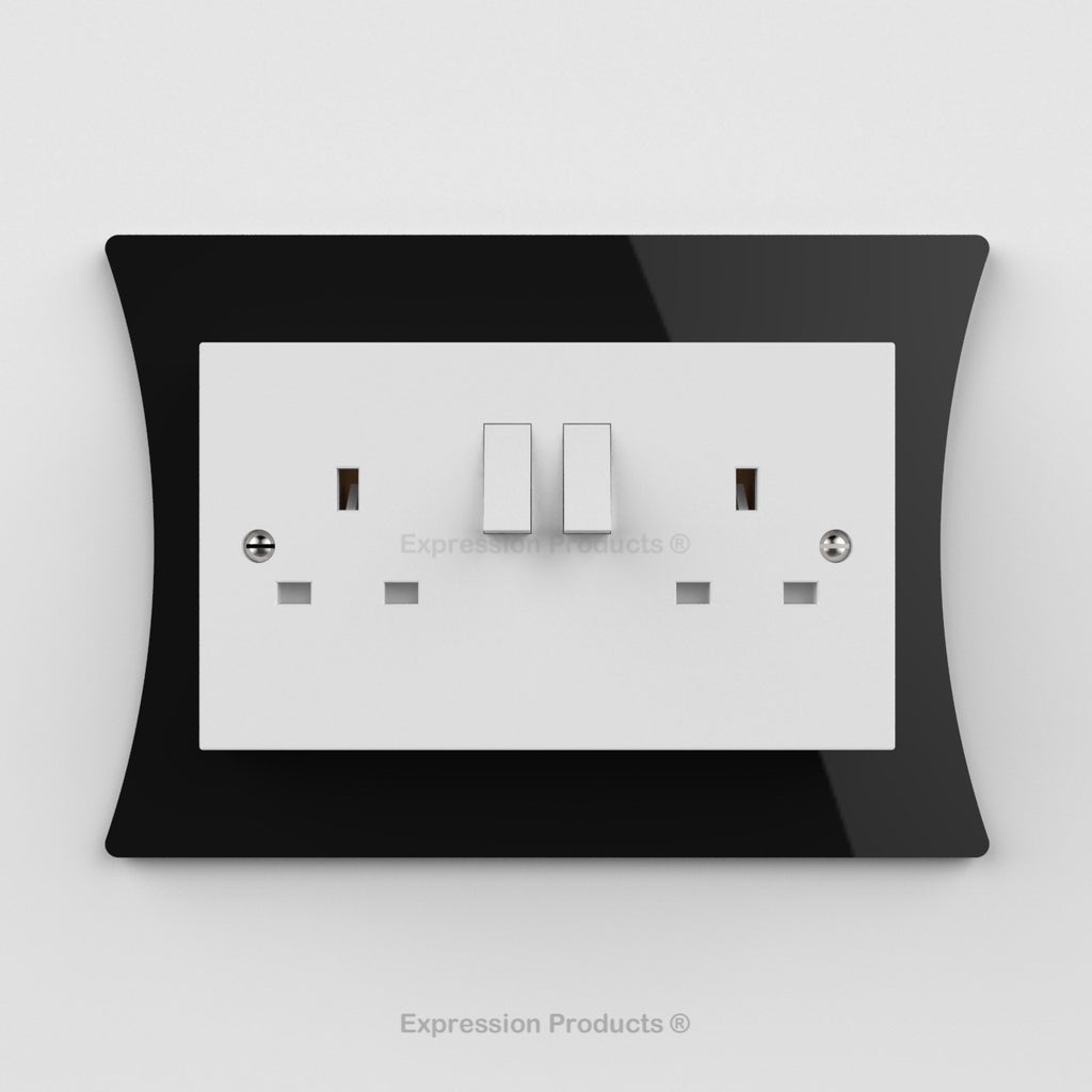 Double Socket Surround - Decorative Socket And Switch Surround Plates ...