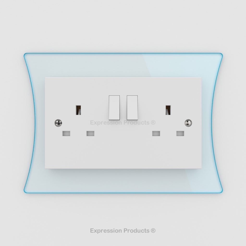 Double Socket Surround - Decorative Socket And Switch Surround Plates ...