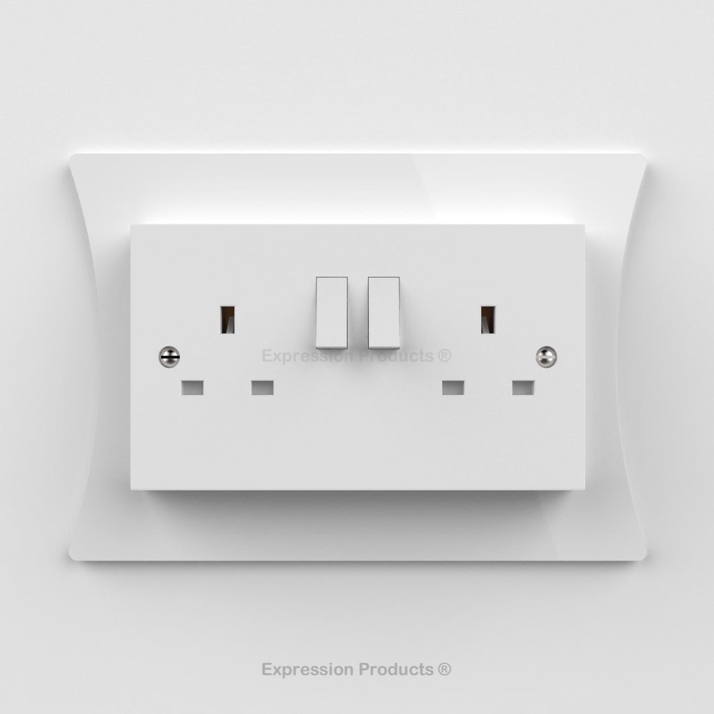 Double Socket Surround - Decorative Socket And Switch Surround Plates ...