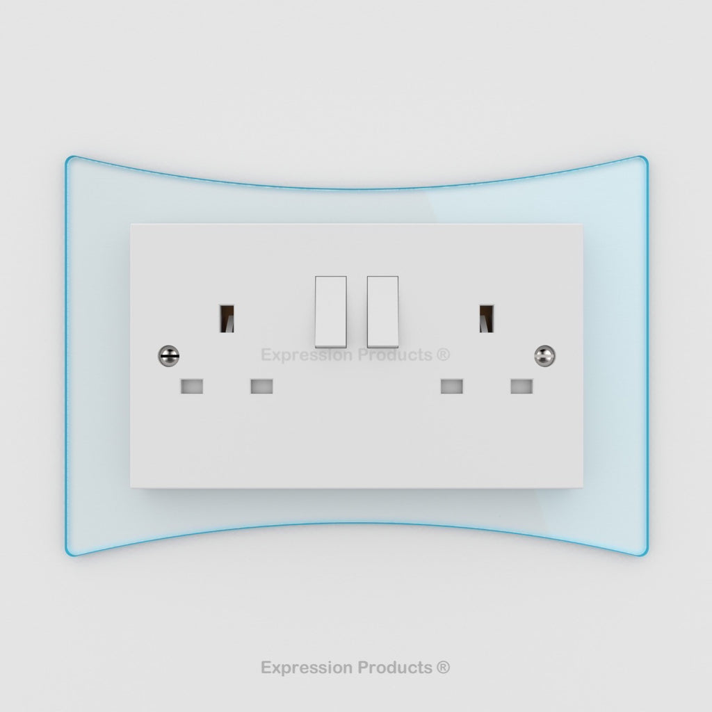 UK Electrical Socket Finger Plates - Single & Double Surround Plates ...